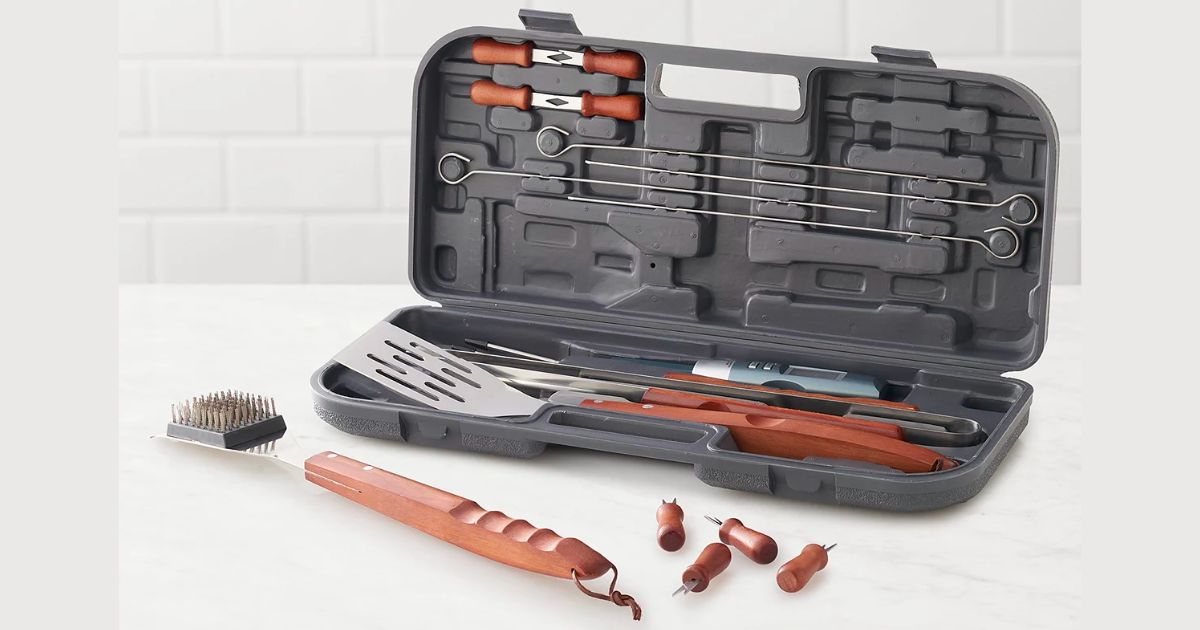 Set de BBQ Food Network de 17-Piezas SOLO $16.99 (Reg $40)
