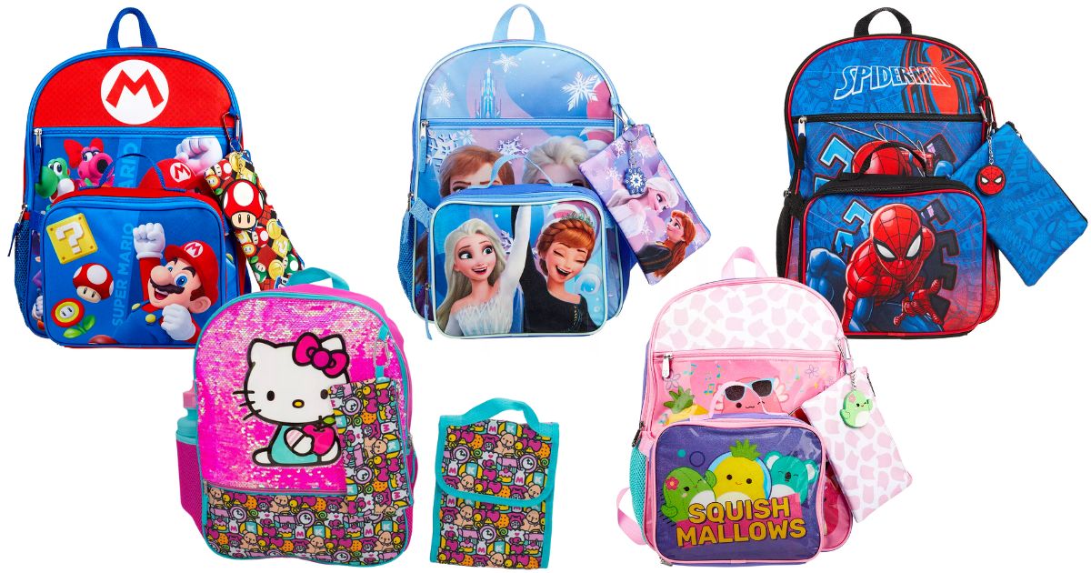 Sets de Bultos Para el Regreso a la Escuela de 5-Piezas SOLO $19.99 ...